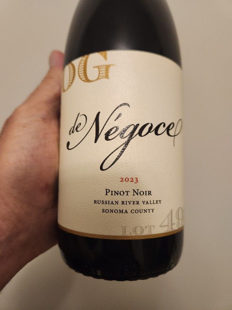 2023 de Négoce Pinot Noir OG N.493, USA, California, Sonoma County ...