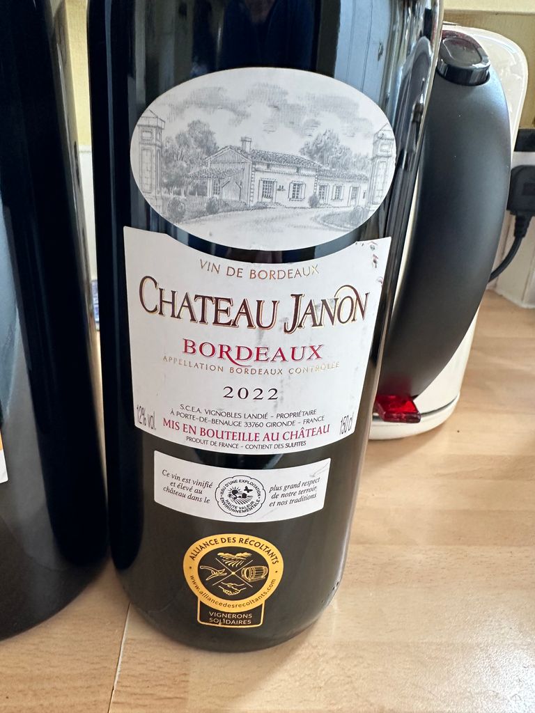2022 Château Janon, France, Bordeaux - CellarTracker