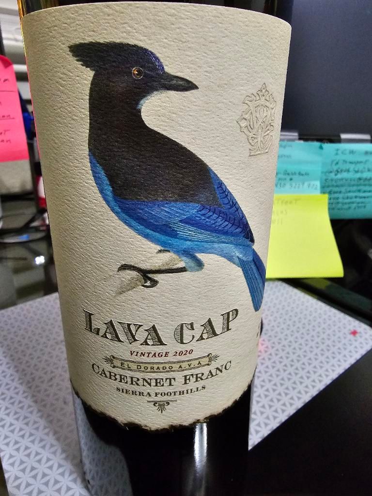 2020 Lava Cap Cabernet Franc, USA, California, Sierra Foothills, El ...