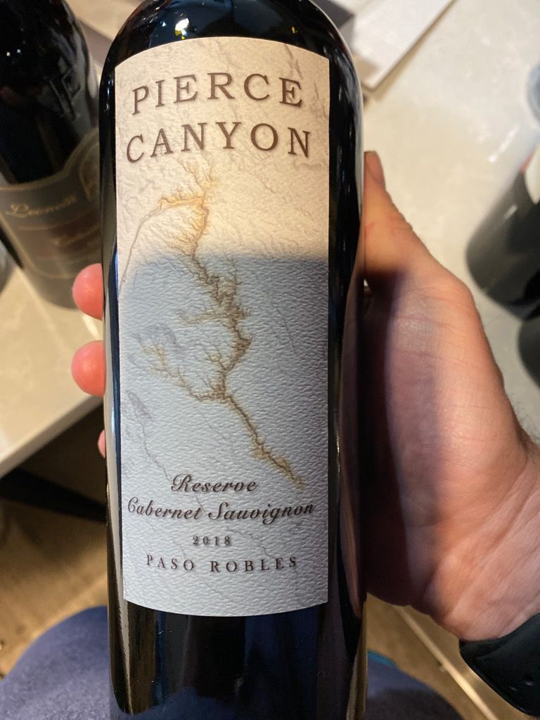 2018 Pierce Canyon Cabernet Sauvignon Reserve, USA, California, Central ...