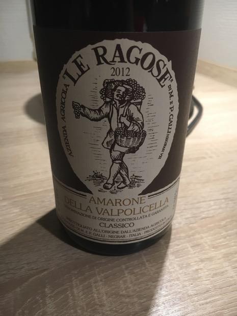 2012 Le Ragose Amarone della Valpolicella Classico, Italy, Veneto ...