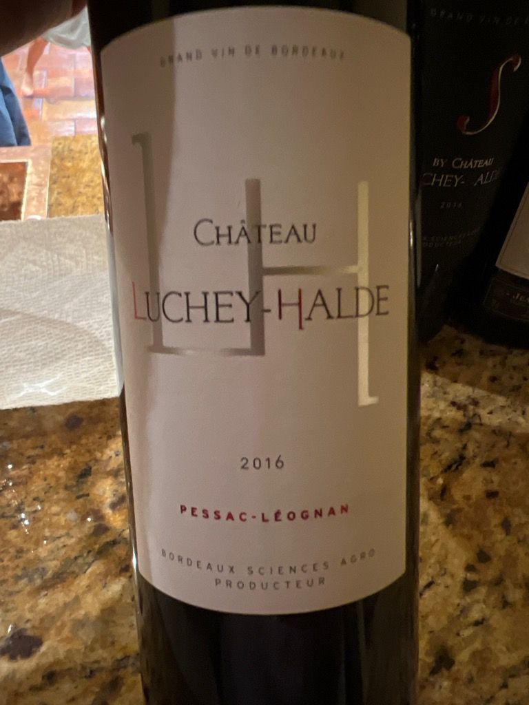 2016 Château Luchey-Halde Kosher, France, Bordeaux, Graves, Pessac ...