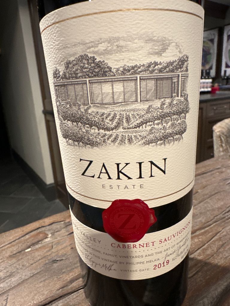 2019 Zakin Estates Cabernet Sauvignon, USA, California, Napa Valley ...