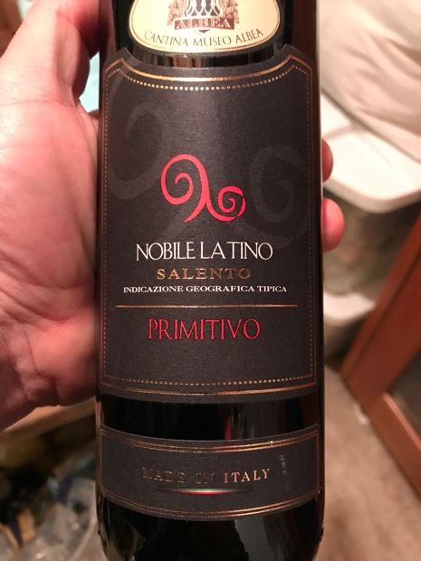 2016 Cantina Museo Albea Nobile Latino Puglia IGT, Italy, Puglia ...