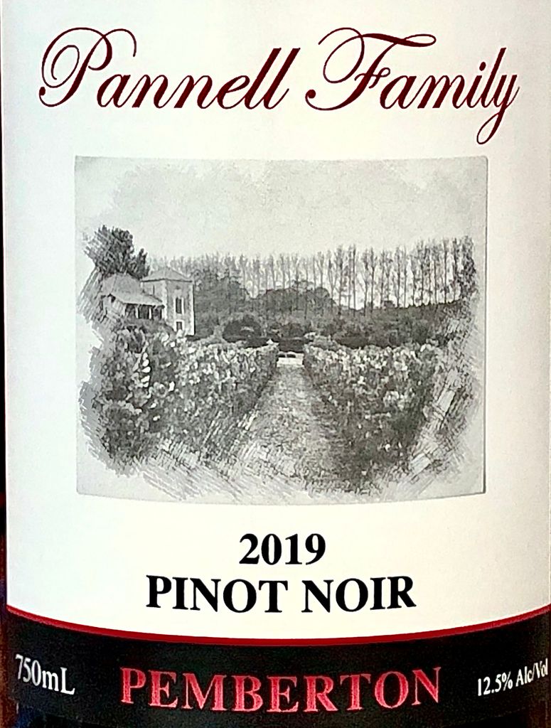 2019 Pannell Family Pinot Noir, Australia, Western Australia, South ...