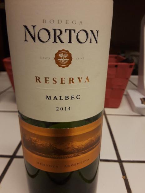 2002 Bodega Norton Malbec Reserve, Argentina, Mendoza - CellarTracker
