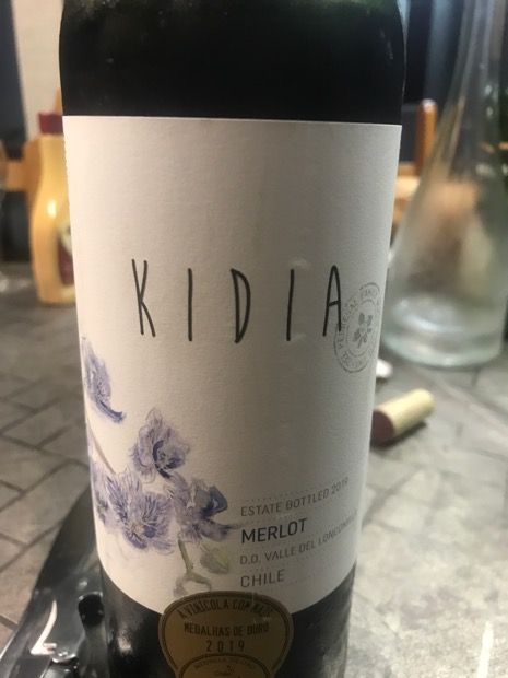 2016 Carta Vieja (Kidia) Merlot Kidia Estate Bottled, Chile, Maule ...