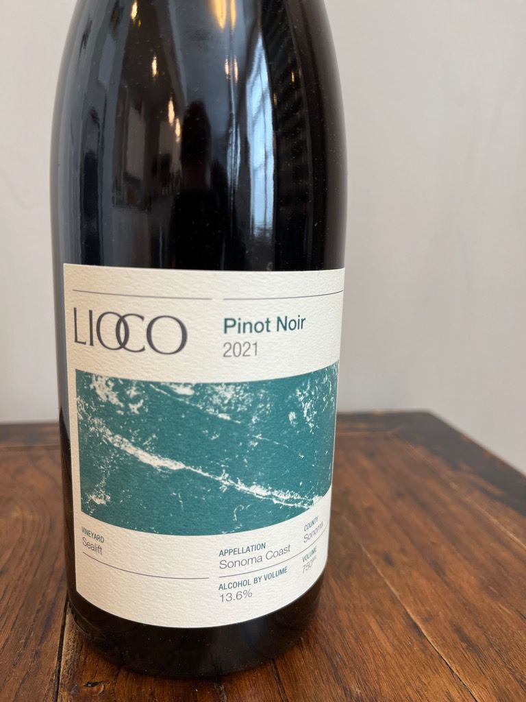 2021 Lioco Pinot Noir Sealift Vineyard, USA, California, Sonoma County ...
