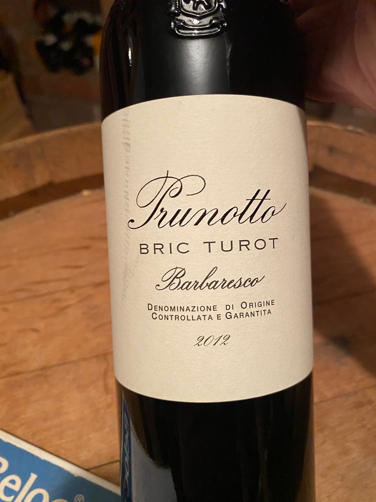 2012 Prunotto Barbaresco Bric Turot, Italy, Piedmont, Langhe ...