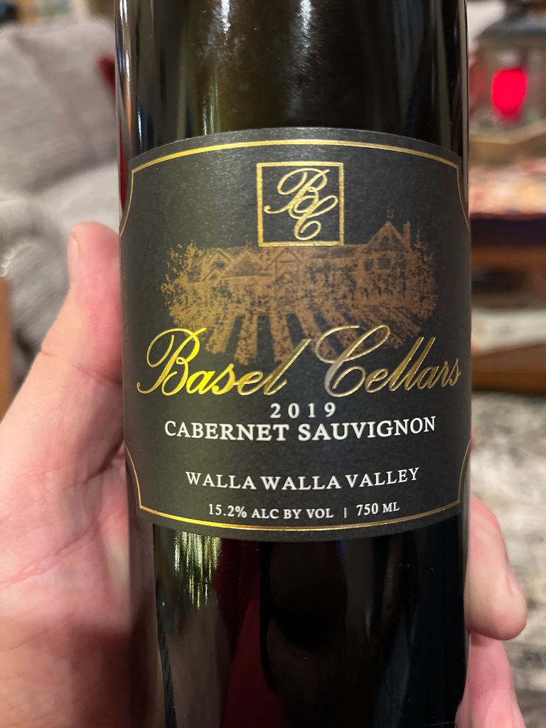 2019 Basel Cellars Cabernet Sauvignon Walla Walla Valley, USA ...