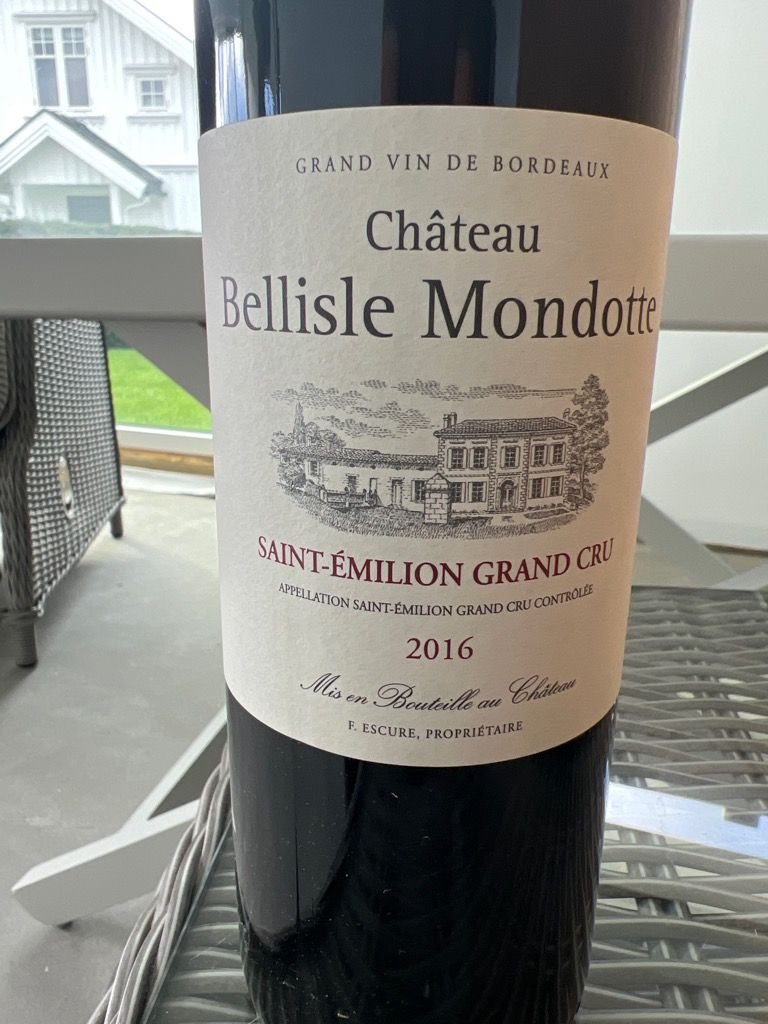 2016 Château Bellisle Mondotte, France, Bordeaux, Libournais, St ...