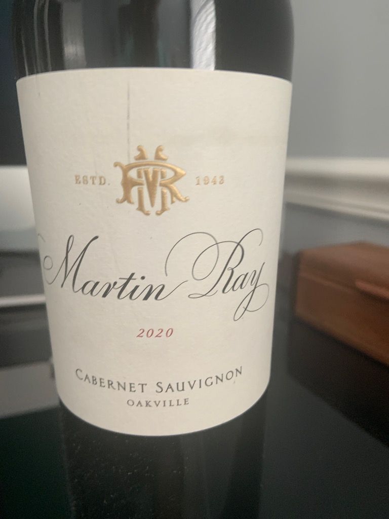 2020 Martin Ray Cabernet Sauvignon Oakville, USA, California, Napa ...