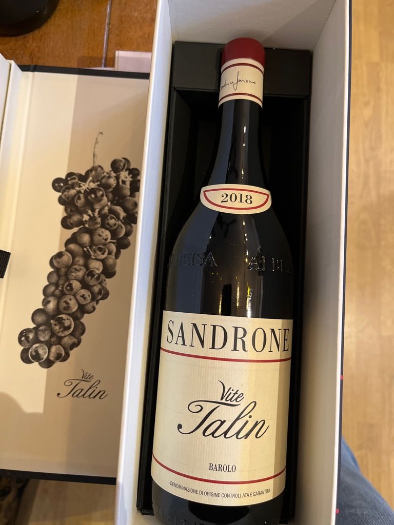 2019 Luciano Sandrone Barolo Vite Talin, Italy, Piedmont, Langhe ...
