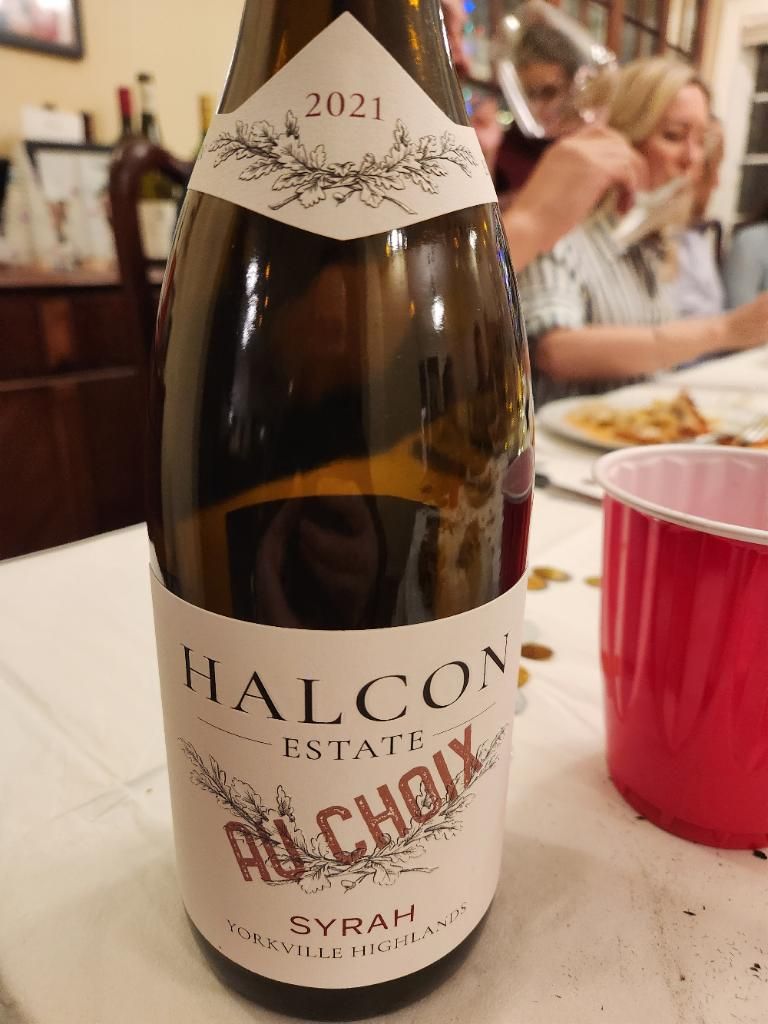 NV Halcon Estate Syrah Estate Au Choix, USA, California, North Coast ...