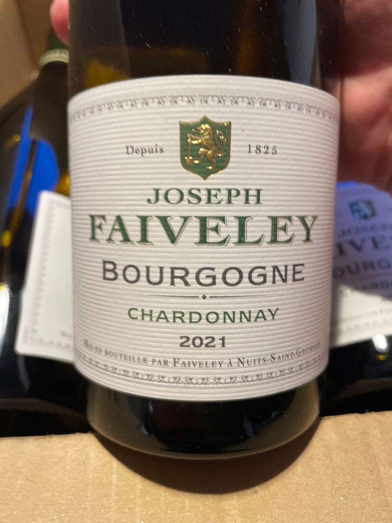 2021 Faiveley Chardonnay Bourgogne Blanc Joseph Faiveley, France ...
