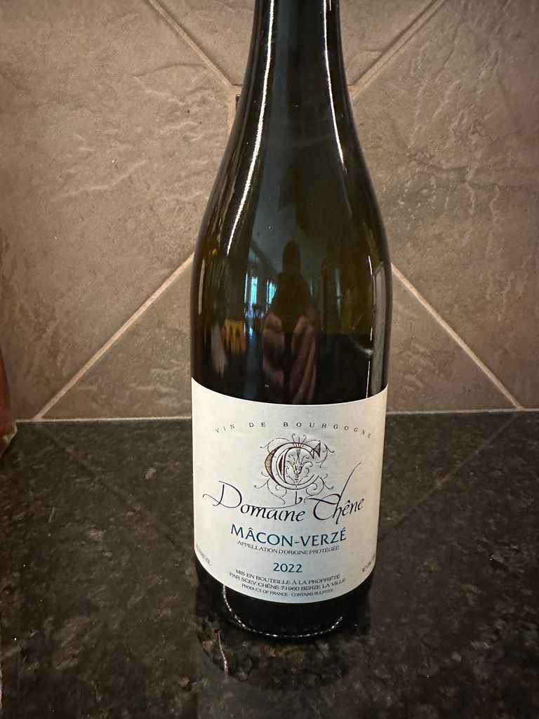 2022 Domaine Chêne Mâcon-Verzé, France, Burgundy, Mâconnais, Mâcon ...