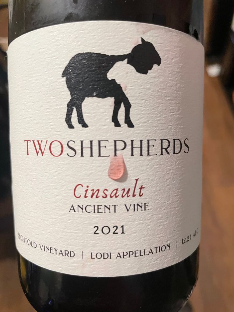 2021 Two Shepherds Cinsault Ancient Vines Bechthold Vineyard, USA, California, Central Valley ...