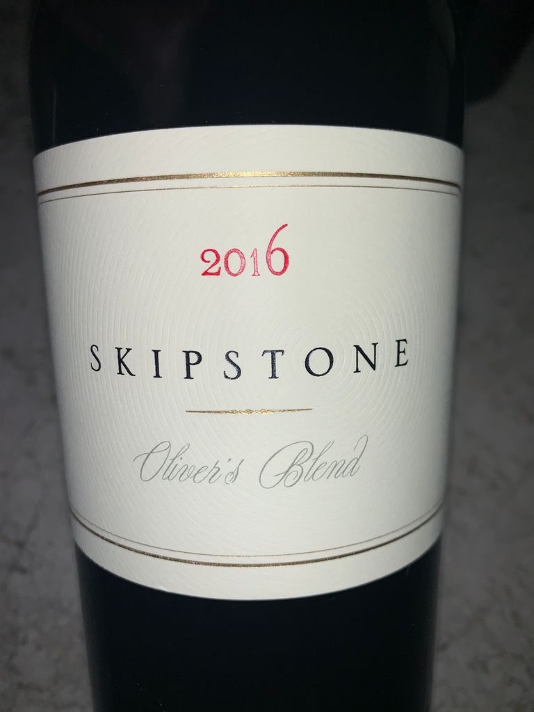 2016 Skipstone Oliver's Blend, USA, California, Sonoma County ...