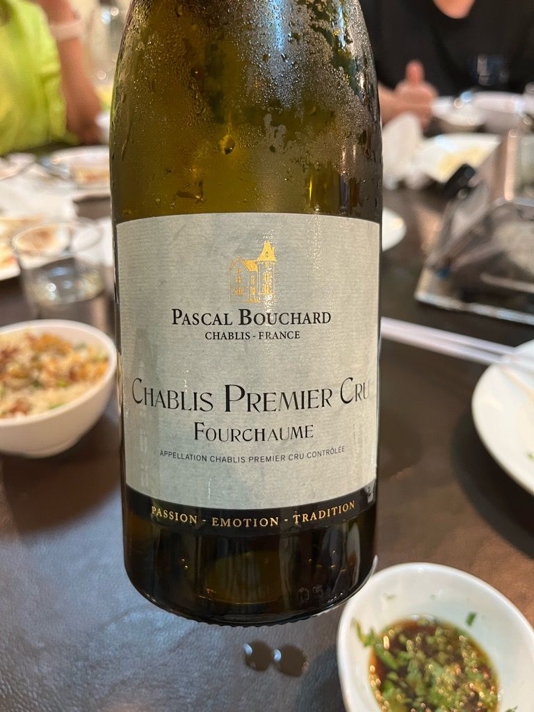 2019 Pascal Bouchard Chablis 1er Cru Fourchaume, France, Burgundy, Chablis, Chablis 1er Cru ...
