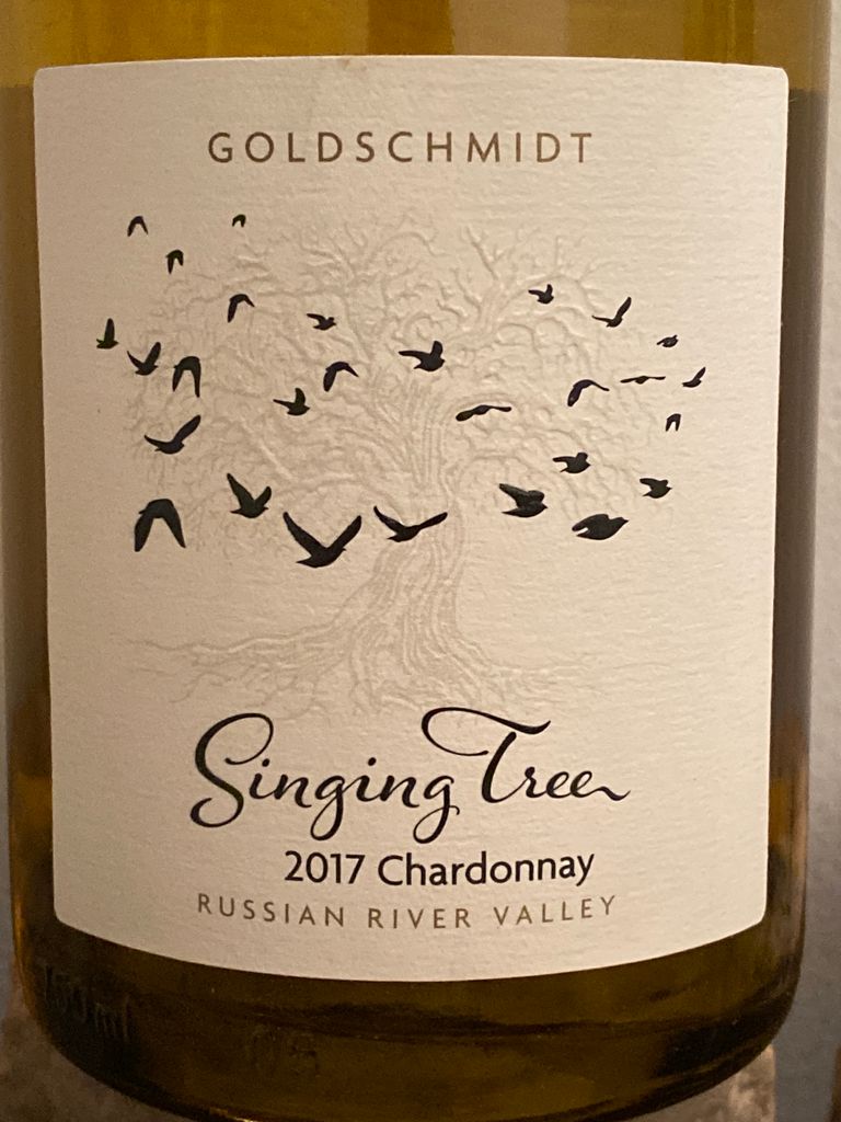 2017 Goldschmidt Vineyard Chardonnay Singing Tree, USA, California ...