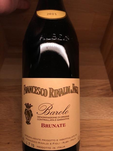 2015 Francesco Rinaldi e Figli Barolo Le Brunate, Italy, Piedmont ...