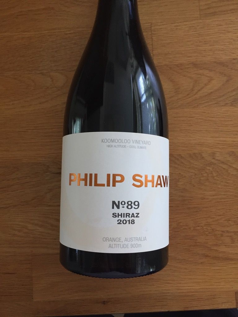 2022 Philip Shaw Shiraz No. 89, Australia, New South Wales, Central ...