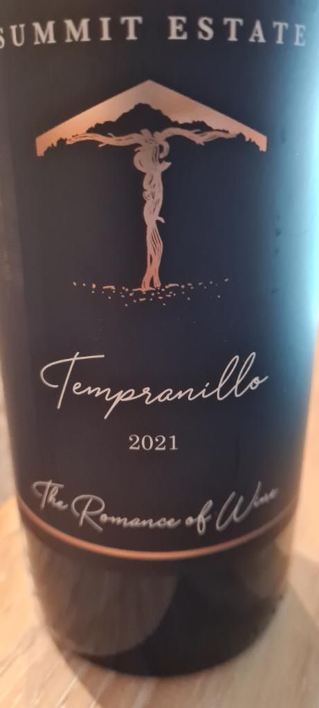 2021 Summit Estate Tempranillo, Australia, Queensland, Granite Belt ...