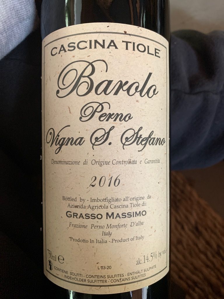 2016 Cascina Tiole Barolo S. Stefano di Perno, Italy, Piedmont, Langhe, Barolo - CellarTracker