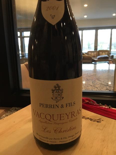2001 Famille Perrin / Perrin & Fils Vacqueyras Les Christins, France ...