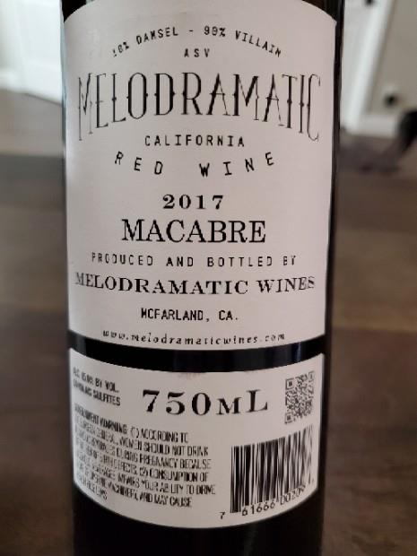 2020 Melodramatic Wines Macabre, USA, California - CellarTracker