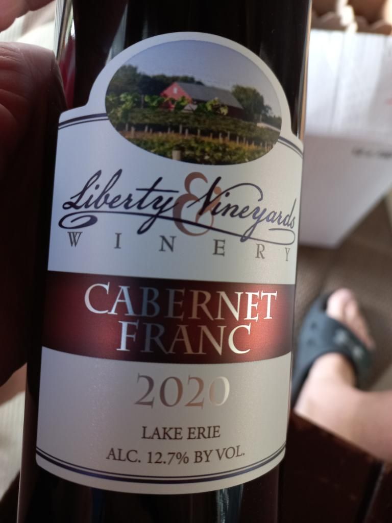 2022 Liberty Vineyards Winery Cabernet Franc, USA, New York, Lake Erie ...
