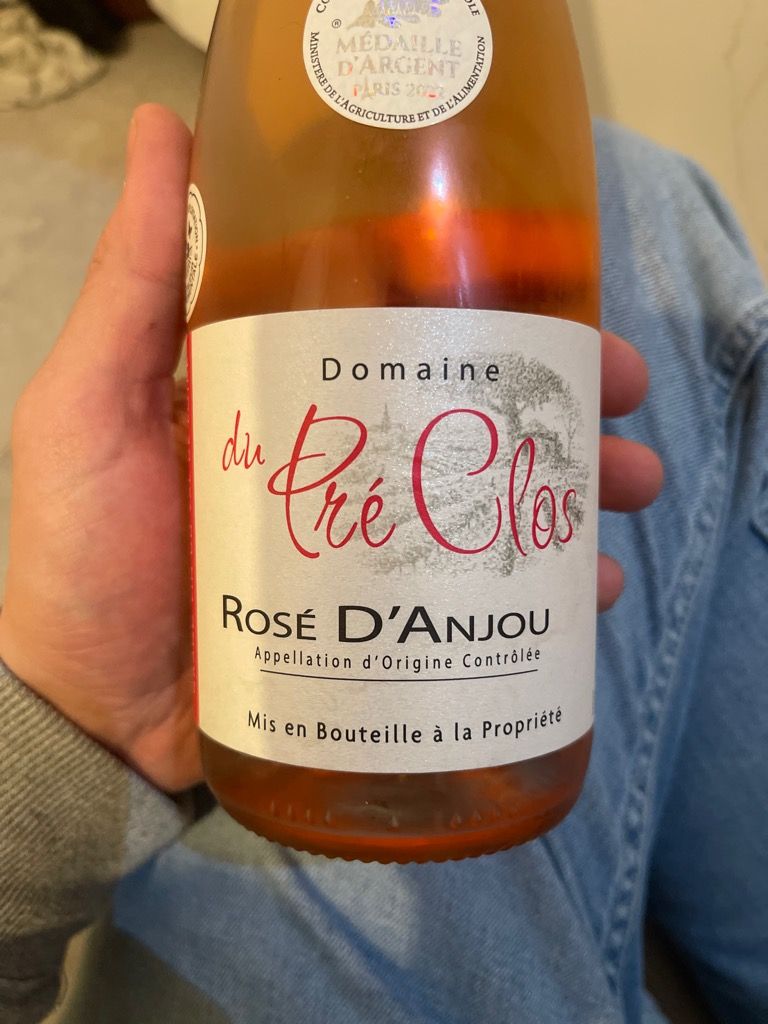 2021 Domaine du Pré Clos Cabernet d'Anjou, France, Loire Valley, Anjou ...