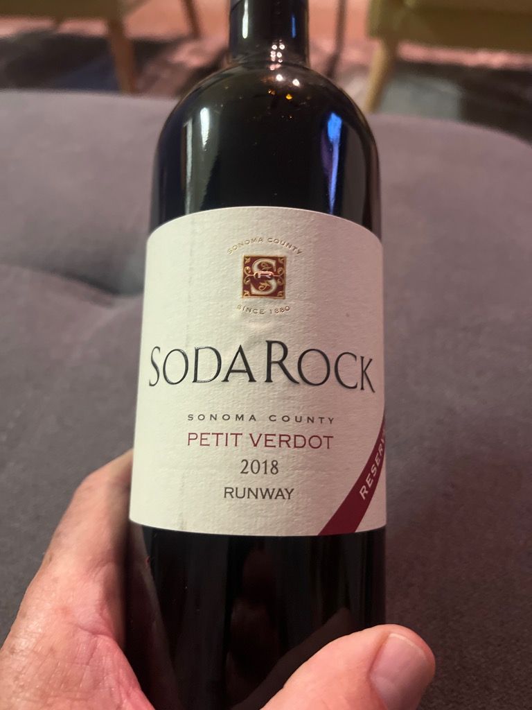2019 Soda Rock Winery Petit Verdot Reserve Runway Vineyard, USA ...