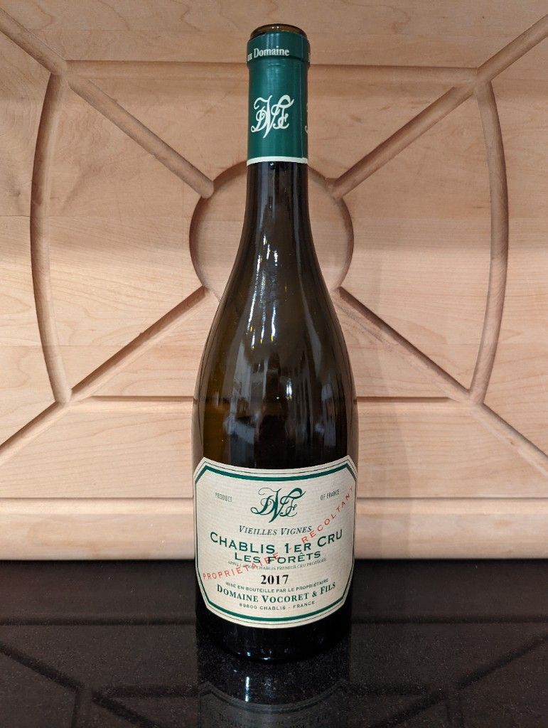 2017 Domaine Vocoret et Fils Chablis 1er Cru Les Forêts Vieilles Vignes ...