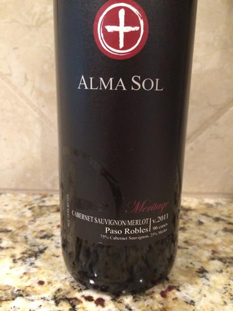 2014 Alma Sol Winery Meritage, USA, California, Central Coast, Paso ...