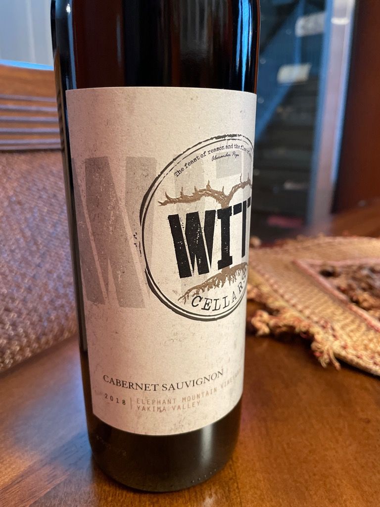 2019 Wit Cellars Cabernet Sauvignon Elephant Mountain Vineyard, USA ...