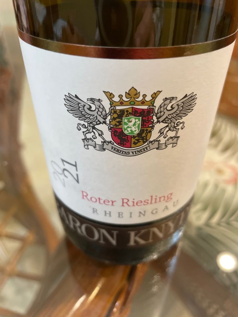 2021 Weingut Baron Knyphausen Roter Riesling, Germany, Rheingau ...