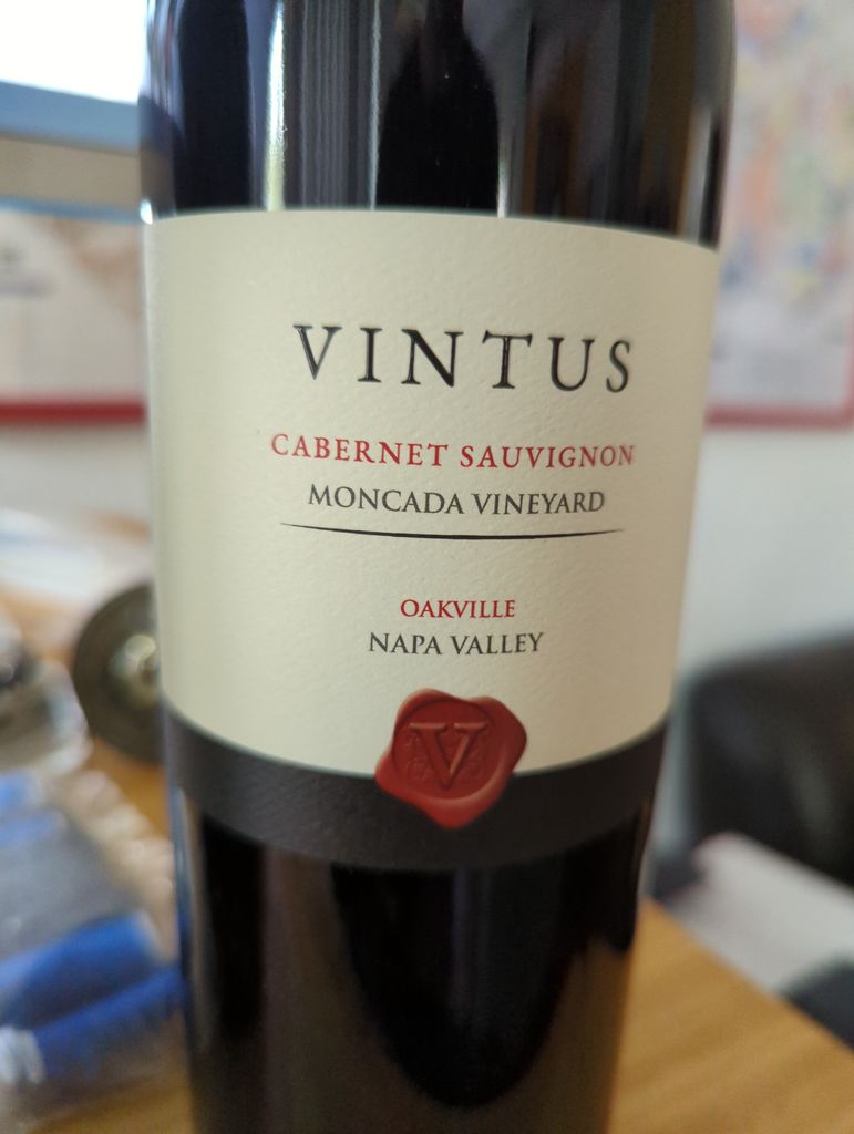 2019 Vintus Cellars Cabernet Sauvignon Moncada Vineyard, USA ...