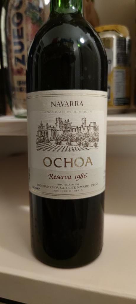 1986 Bodegas Ochoa Navarra Reserva, Spain, Navarra - CellarTracker
