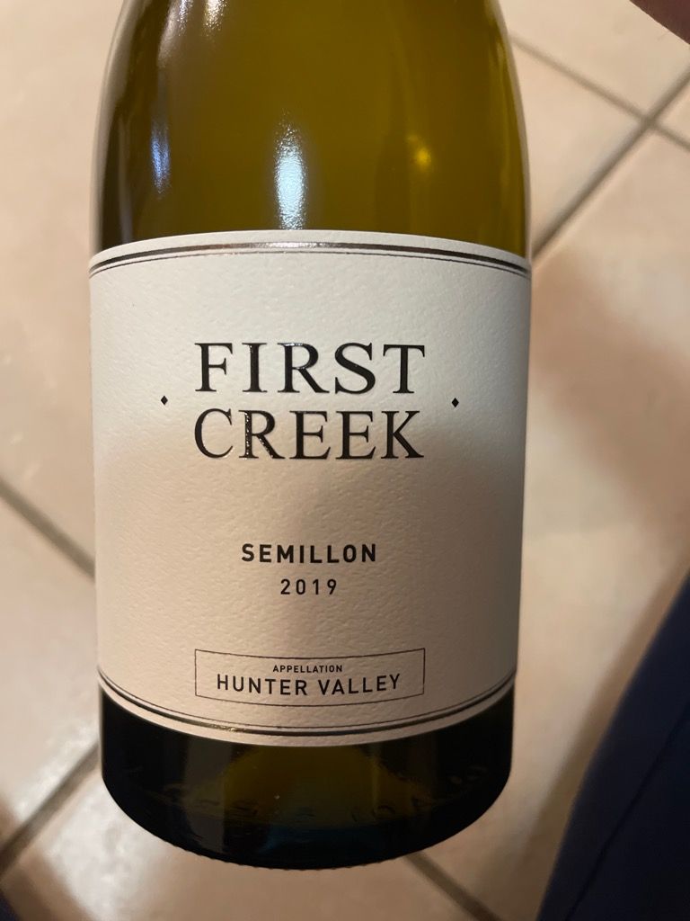 2020 First Creek Wines Sémillon, Australia, New South Wales, Hunter ...