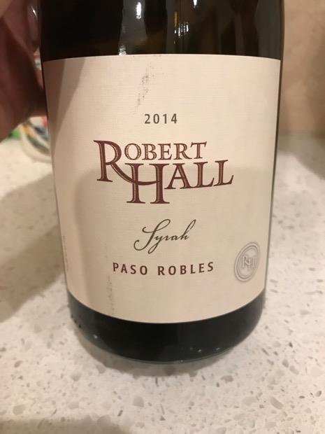 2014 Robert Hall Syrah, USA, California, Central Coast, Paso Robles ...