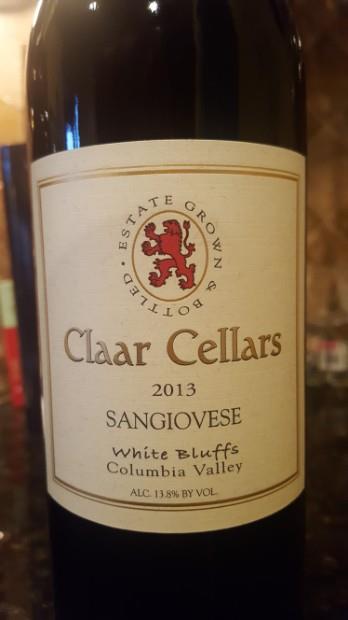 2009 Claar Cellars Sangiovese White Bluffs, USA, Washington, Columbia ...