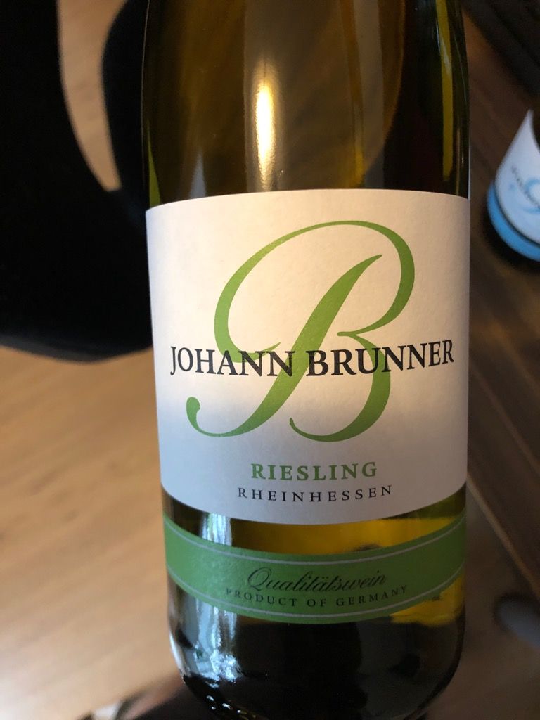 2018 Winvertrieb Johann Brunner Riesling, Germany, Mosel Saar Ruwer ...