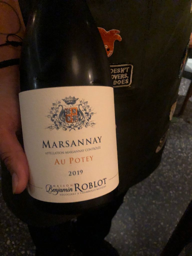 2019 Benjamin Roblot Marsannay, France, Burgundy, Côte de Nuits ...