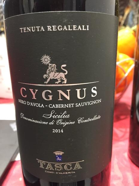 2014 Tasca D'Almerita Regaleali Cygnus, Italy, Sicily, Sicilia ...