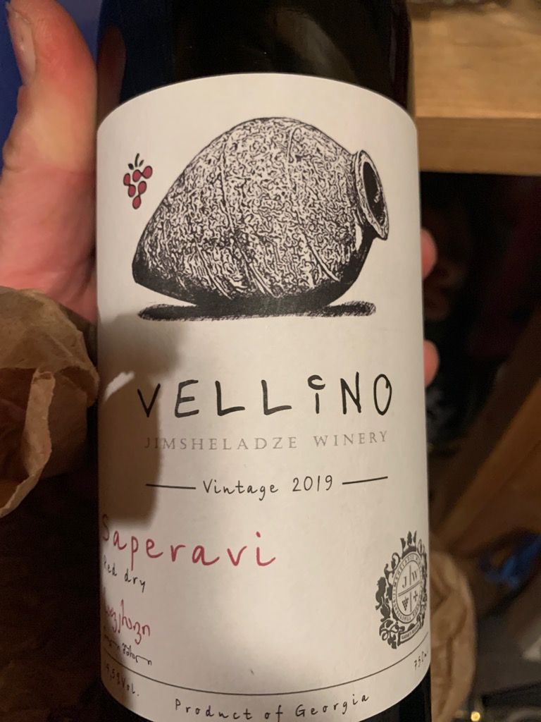 2019 Vellino Saperavi, Georgia, Kakheti - CellarTracker