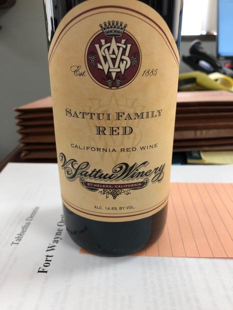 2016 V. Sattui Winery Sattui Family Red, USA, California - CellarTracker