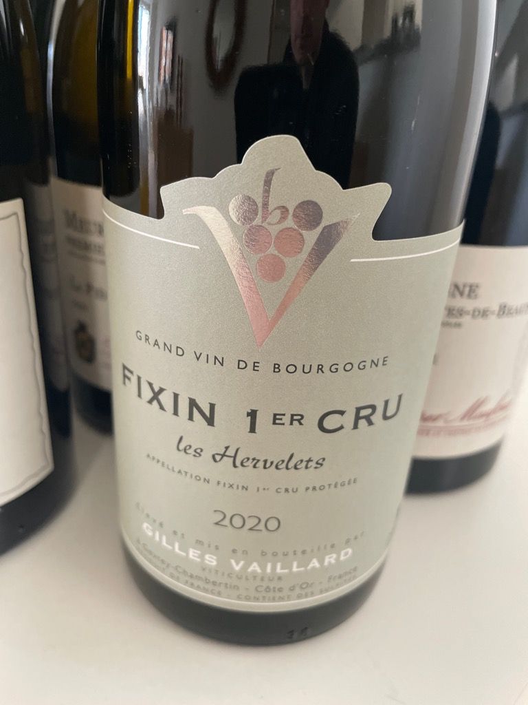 2020 Gilles Vaillard Fixin, France, Burgundy, Côte de Nuits, Fixin ...
