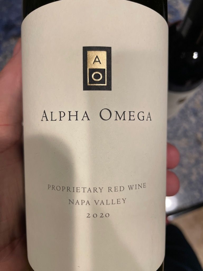 2020 Alpha Omega Proprietary Red Wine Napa Valley, USA, California ...