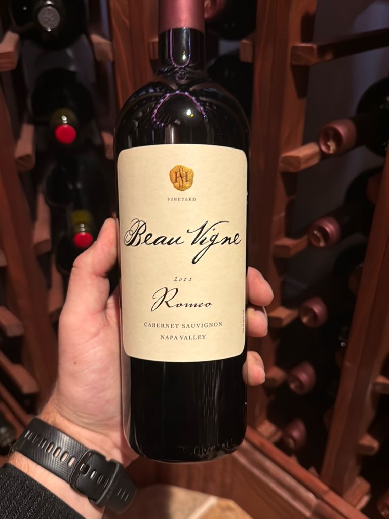 2011 Beau Vigne Cabernet Sauvignon Romeo, USA, California, Napa Valley ...
